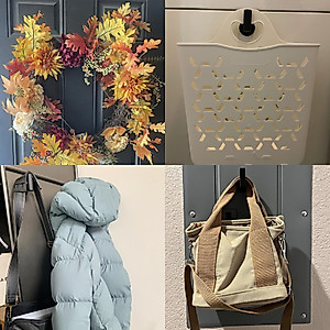 MUTUACTOR Magnetic Coat Hooks,2Pack Magnetic Mount Coat Hanger Hooks for Hanging,Non-Slip Strong Magnetic Hooks Heavy Duty for Metal Door Cruise Cabins Fridge Shelf