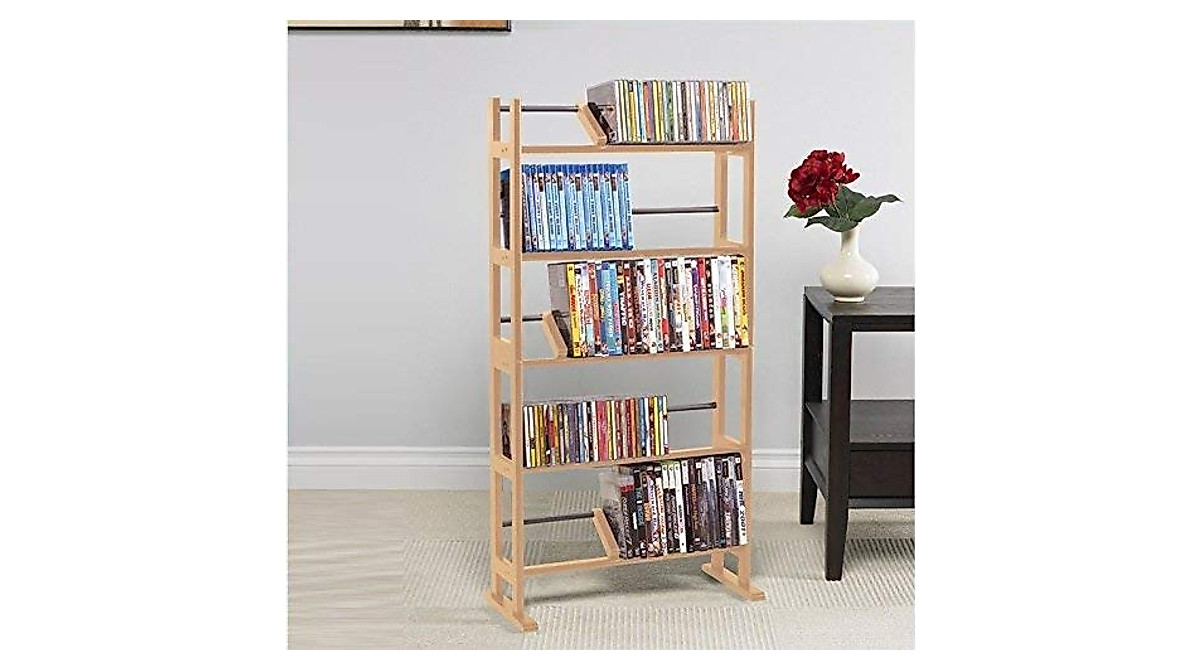 Atlantic Element Media Storage Rack - Stylish & Stable