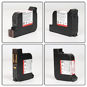 TIKTONER Original Ink Cartridge for 127T1 Handheld Inkjet Printer 42ml Quick-Dry Replacement Waterproof Handheld Printer Ink Cartridge Black