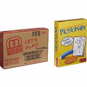 Mattel Games Pictionary Board Game, Drawing Game for Kids, Adults and Game Night, Unique Catch-All Category for 2 Teams (Amazon Exclusive)