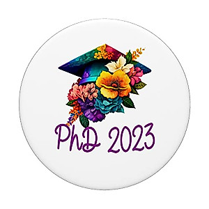PhD Graduation 2023 Doctorate Degree Psychology Women PopSockets Swappable PopGrip