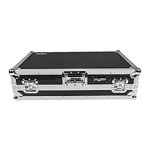Headliner Flight Case Compatible with Pioneer DJ DDJ-REV7 with Laptop Platform & Wheels