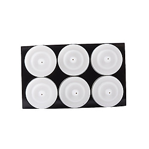 TableCraft C11663C White 16 Oz. Wide Squeeze Dispenser - 6 / PK