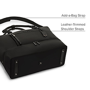 TUMI - Voyageur Contine Weekender - Bag for Travel, Business & More - Travel Weekender Bag for Women & Men - Traveling Bags - Black & Gunmetal Hardware - 12.5" X 17.3" X 7.0"