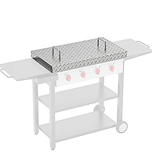 Blackhoso 32 inch Griddle Cover for Camp Chef FTG600 Griddle Hood Stainless Steel Cooking Cover Use Camp Chef Table Top Griddle