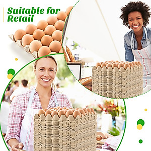 Estune 120 Pack Egg Cartons Crates Bulk 30 Cell Pulp Fiber Egg Flats Reusable Stackable Cardboard Chicken Egg Tray for Home Storing Packing Roach Colony Soundproofing
