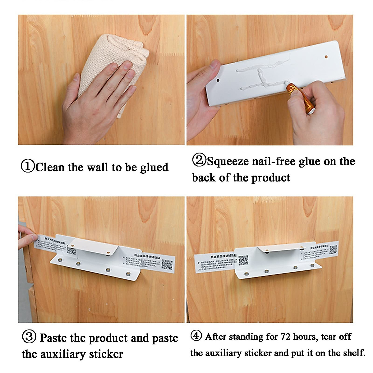 LEAYAN Under Sink Storage Cabinet Organizer Drawer, Storage Bathroom Cabinet Organizer Under Kitchen Sink Organizer for Easy Access Under Sink Rack Shelf, White 35x20x7.5cm