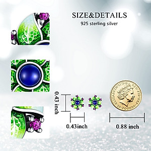 Stud Earrings 925 Sterling Silver Earrings Jewelry for Women
