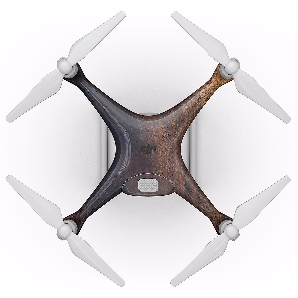 Design Skinz Design Skinz Knotted Rich Wood Plank Full-Body Wrap Decal Skin-Kit Compatible with The Drone DJI Inspire 1