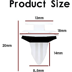 20PCS Door Trim Panel Retainers Clips Compatible with Toyota, Lexus, Camry, High Lander, RAV4, FJ Cruiser, 4-Runner ES 350, GX 470, is 250, is 350, is F, LS 460 & LS 600HL 90467-A0005