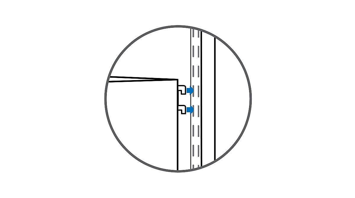 Organized Living freedomRail 3 Drawer OBox - White | Space-Saving ...