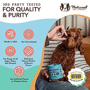 Natural Dog Company Ultimate Dog Health Bundle - Multivitamin, Skin & Coat, Hip and Joint Supplement Chews - Supports Immune System, Reduces Shedding, Enhances Mobility for Dogs of All Ages and Breeds