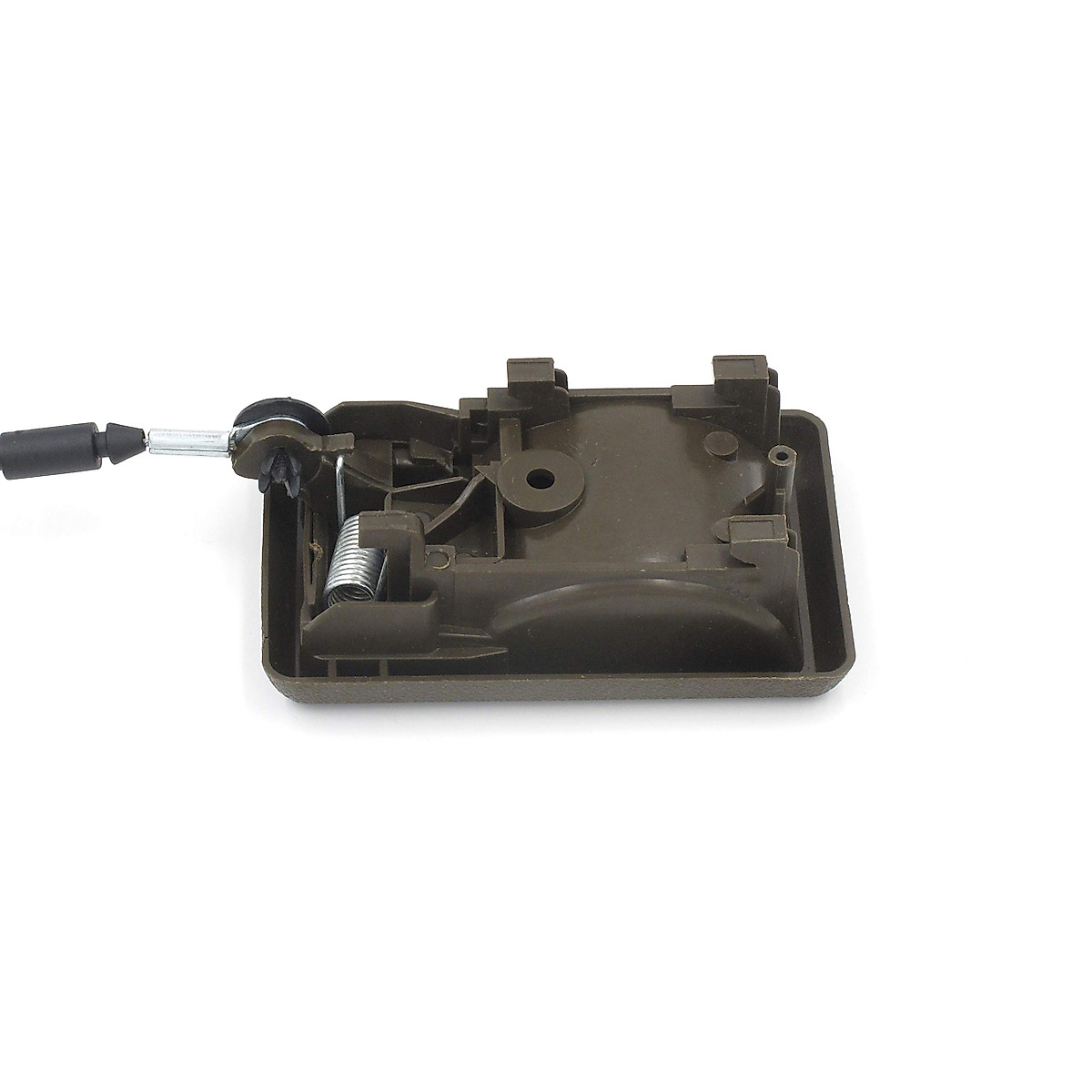 KUANYUOO Flapper Style Recliner Release Handle,Recliner-Handles Lane Replacement for Lane and Action,2 5/8" Exposed Wire,Oval tip,Overall Length of Cable 23 1/2" (Brown)