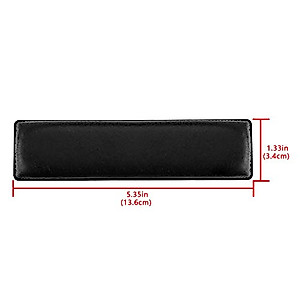 Geekria Protein Leather Headband Pad Compatible with Sennheiser HD201, HD201S, HD180, Headphones Replacement Band, Headset Head Cushion Cover Repair Part (Black)