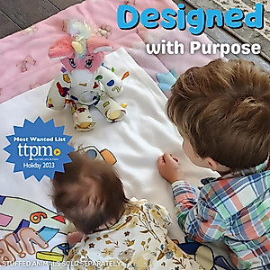 Nobory Toys The Adventure Crew 123 Look at Me Sensory Activity Suit for Infants and Toddlers | Interchangeable with The Adventure Crew Plush Characters | Early Learning Toy