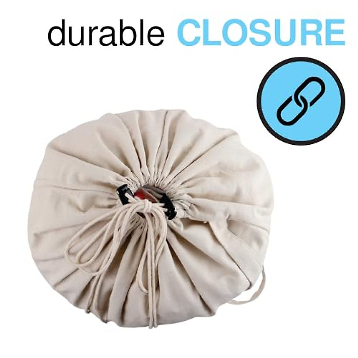 Foreign Punks Extra Large Natural Cotton Laundry Bag 22 x 28 (56CMX71 CM) Pack of 1 Natural