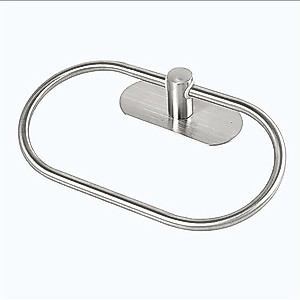 Towel Ring Towel Ring Holder Stainless Steel Wall Mounted Kitchen Bath Towel Storage Rack Home Hotel Bathroom Accessory (Color : Gold)
