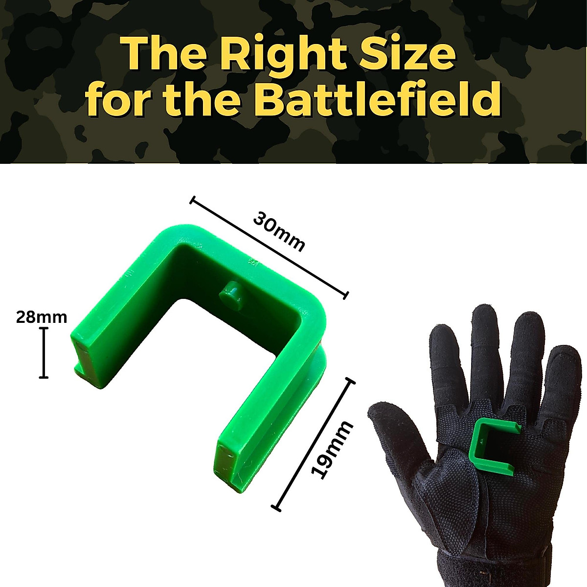 Airsoft Speed Loader for Pistol Magazines Quick and Easy Reload (Green)