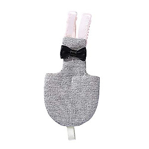 POPETPOP Bird Diaper Parrot Flight Suit - Bird Clothes Creative Bird Pilot Clothing with Waterproof Liner Pet Bird Macaw Cockatiel Clothes Halloween-Dark Grey