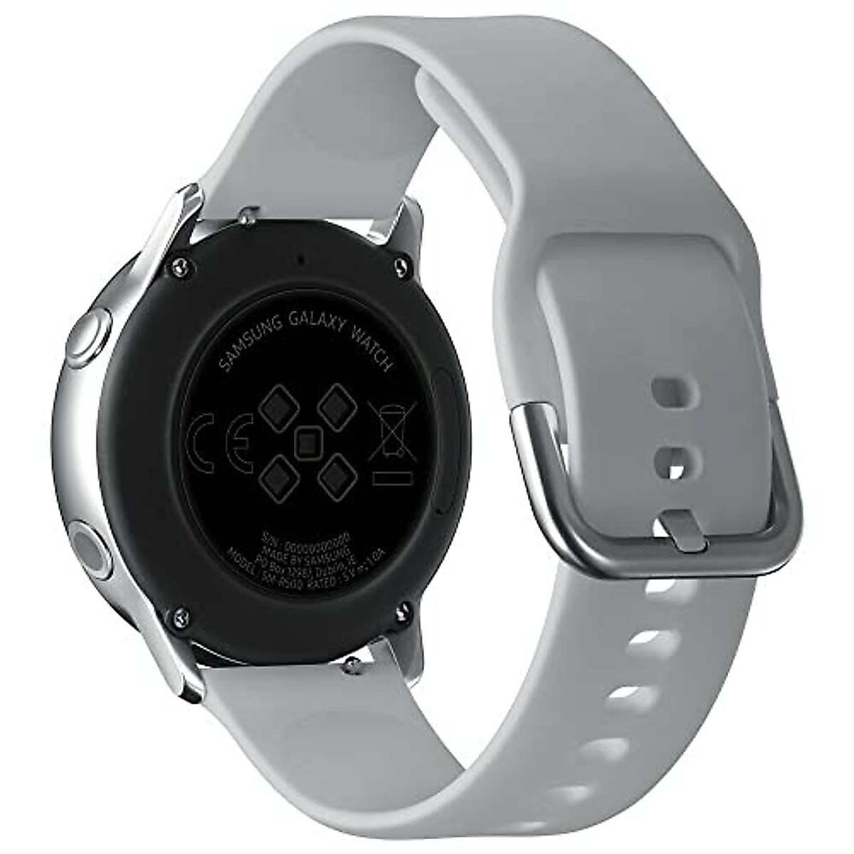 Samsung Galaxy Watch Active - 40mm, IP68 Water Resistant, Wireless Charging, SM-R500N International Version (Silver)