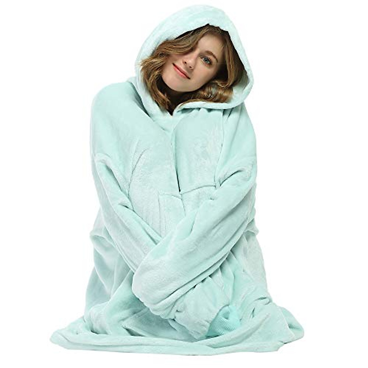 Catalonia Oversized Blanket Hoodie Sweatshirt, Wearable Fleece Pullover for Adults Men Women Teenagers Kids Wife Girlfriend