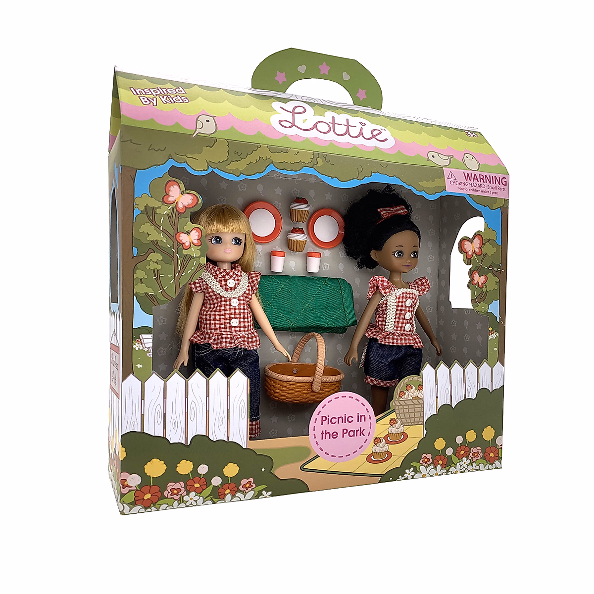 Lottie Picnic in The Park Dolls | Toys for Girls and Boys | Muñecas y Accesorios | Gifts for 3 4 5 6 7 8 Year Old | Small 7.5 inch