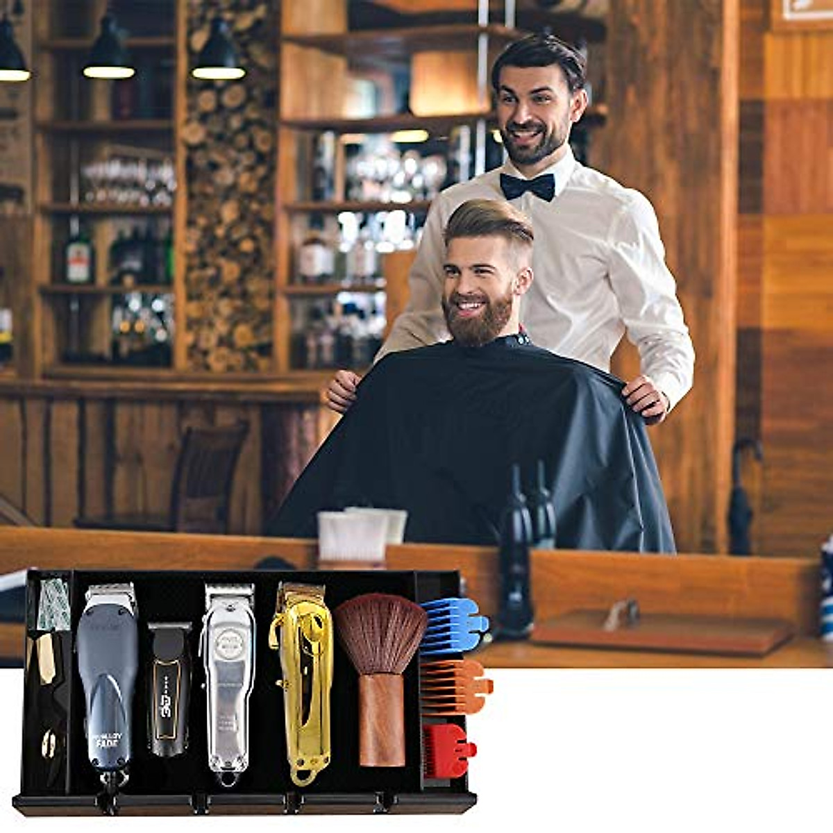 DIY Full Housing Combo, Complete Clipper Cover for Wahl 5-Star Series Magic Clipper Cordless #8148, Super Taper Cordless, Designer Cordless #8591(Trasparent) … (GOLD)