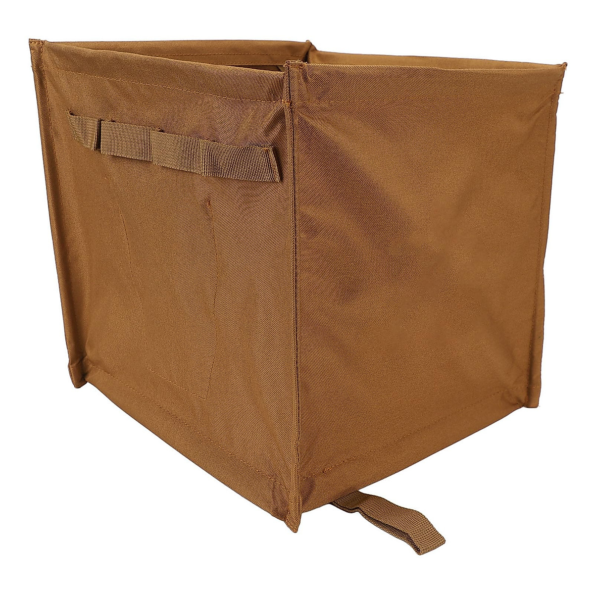 Arborist Throw Line Storage Cube, 33L Large Capacity Easy Throwline Folding Cube, Outdoor Foldable Oxford Cloth Trash Can, Tree Climbing Gear Throwline Box for Camping (Khaki)