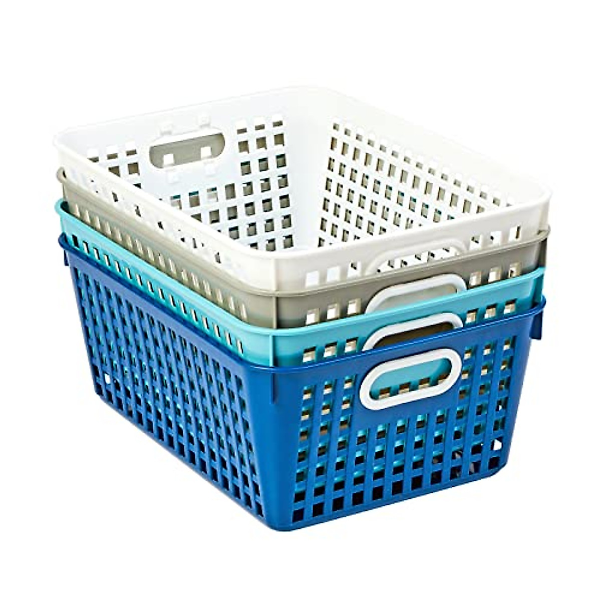 Really Good Stuff Large Baskets - Cool and Calm, 4 Pack