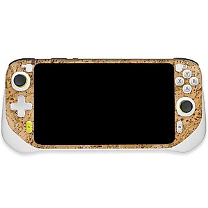 MightySkins Glossy Glitter Skin Compatible with Logitech G Cloud Gaming Handheld - Cork | Protective, Durable High-Gloss Glitter Finish | Easy to Apply, Remove, and Change Styles | Made in The USA