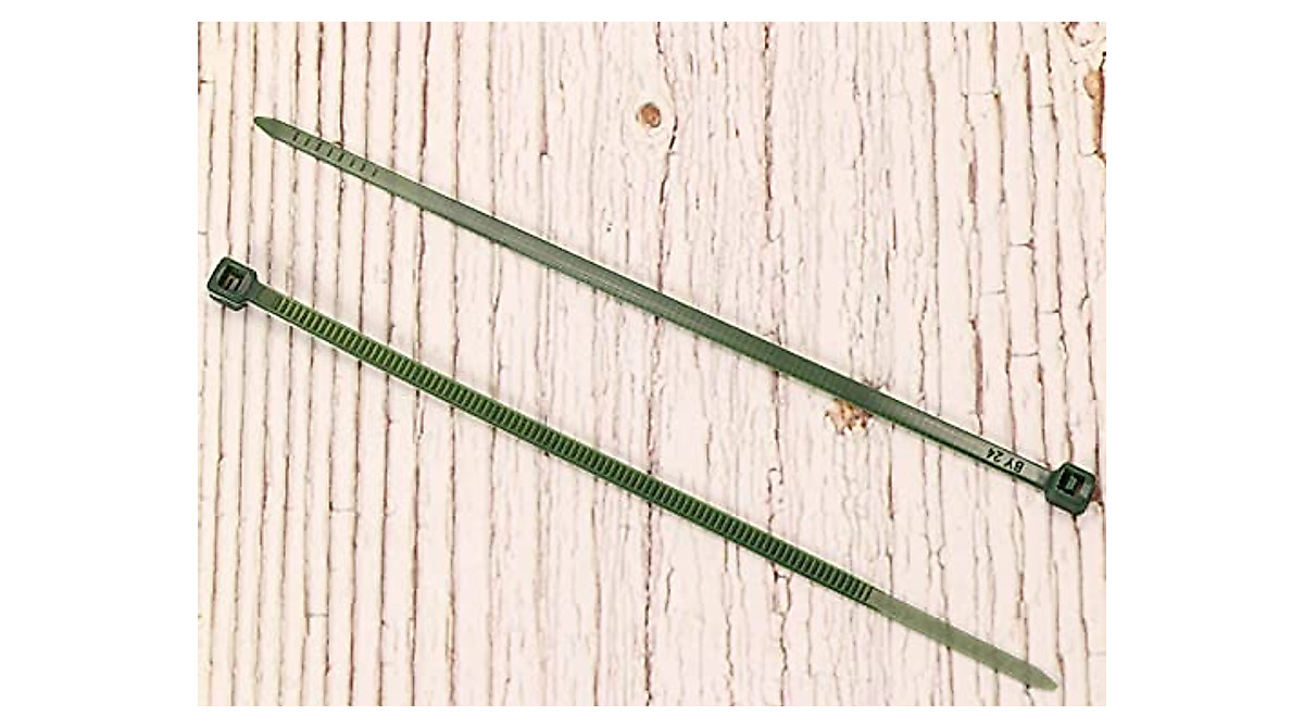 Buy Mini Skater 4 Inch Nylon Zip Ties - 200pcs Dark Green
