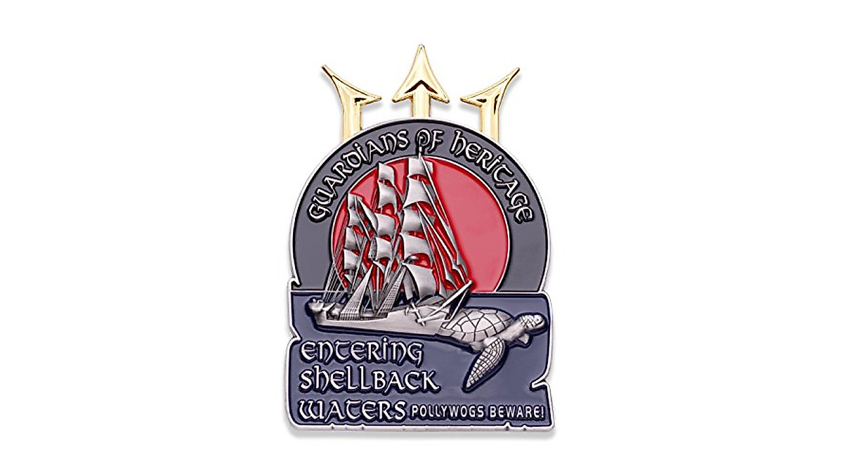 Shellback Challenge Coin - Veteran Designed Collectible