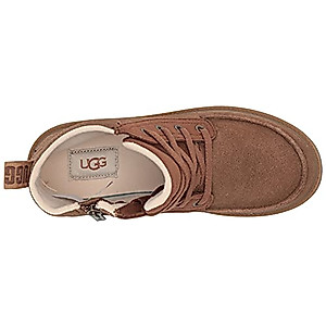 UGG K CHELHAM Weather Fashion Boot, Walnut Suede, 4 US Unisex Big Kid