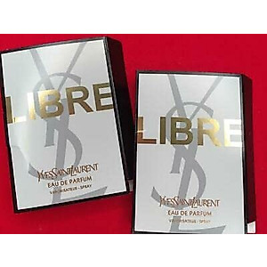 YVES SAINT LAURENT YSL Eau De Parfum- LIBRE Spray Sample .04 Ounce/1.2 Milliliter Pack of 2