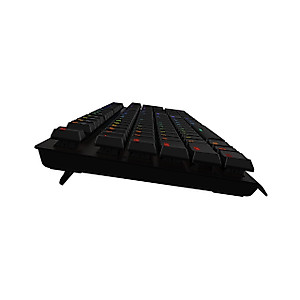 Tesoro Gram Spectrum Low Profile G11SFL Blue Mechanical Switch Single Individual Per Key Full Color RGB LED Backlit Illuminated Mechanical Black Gaming Keyboard TS-G11SFL B (BL)