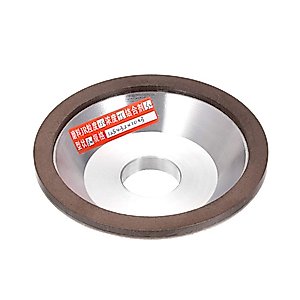 uxcell 5-Inch Flaring Cup Diamond Grinding Wheels Resin Bonded Abrasive Wheel for Carbide Metal 150 Grits 75%