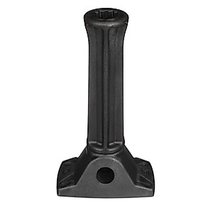 Attwood 5016-3 Heavy-Duty Rod Holder Extension, Black, Up to 6 Inches, Mounts to Round or Square 7/8 to 1 1/4-inch-Diameter Rail