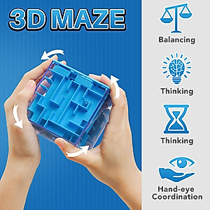 3 Pack Money Maze Puzzle Gift Boxes, A Fun Unique Way to Give Gifts for People You Love, Great for Kids and Adults