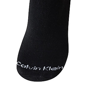 Calvin Klein Men's Socks - Athletic Cushioned Quarter Cut Ankle Socks (12 Pack), Size 712, All Black