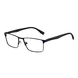 OCCI CHIARI Anti Blue Light Glasses for men - Computer Glasses Men - Black Eyewear Frame - Game Glasses for Men