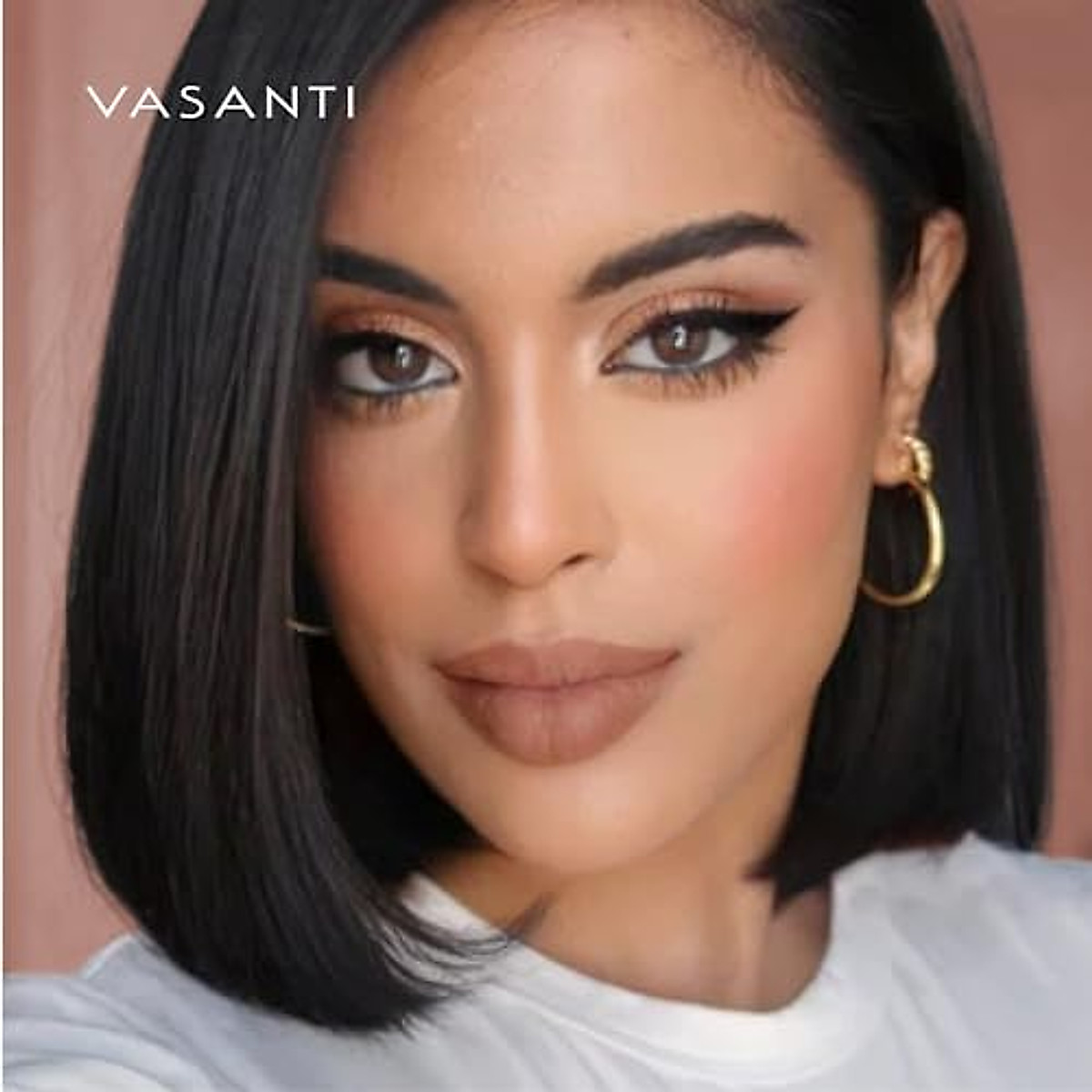 VASANTI Kajal Waterline Eyeliner Pencil - Long-lasting, Waterproof, Smudge-proof, Safe for Sensitive Eyes, Waterline Eye Liner - Opthalmologist Approved and Tested (Intense Black)