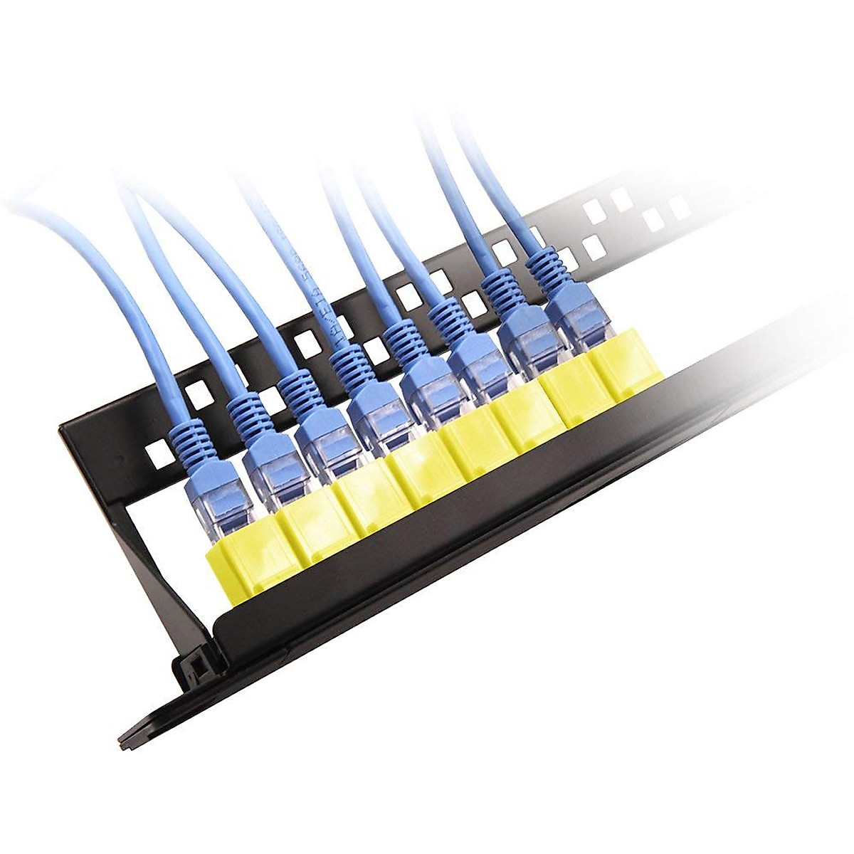 VCE UL Listed 25-Pack CAT6 RJ45 Keystone Inline Coupler-Black Bundle with 15-Pack Blue+Red+Yellow CAT6 Keystone Coupler