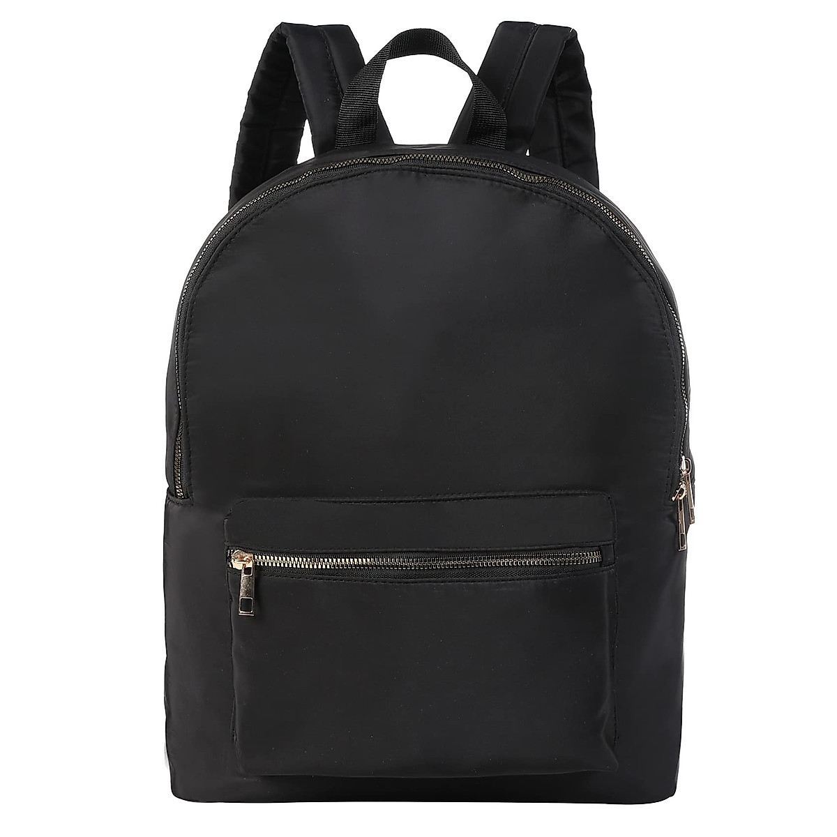 wonshia Preppy school backpack Lightweight Water Resistant Casual nylon College Backpack for teenage girls Casual travel Daypack outdoor（Preppy-black）