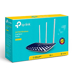 TP-LINK AC750 IEEE 802.11ac Ethernet Wireless Dual Band Router Model Archer C20
