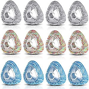 Jutom 12 Pcs Cpap Mask Liners for Full Face Cushions Soft Mask Face Cover Reduce Facial Redness Washable Mask Liners Supplies(Assorted Color)