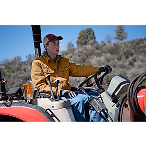 Dickies mens Fleece Hooded Duck Shirt Jacket With Hydroshield Work Utility Outerwear, Brown Duck, XX-Large US