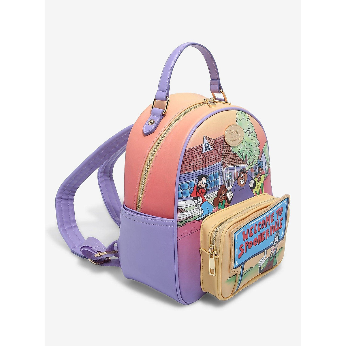 BoxLunch Our Universe Disney A Goofy Movie Spoonerville Mini Backpack with Sound Exclusive