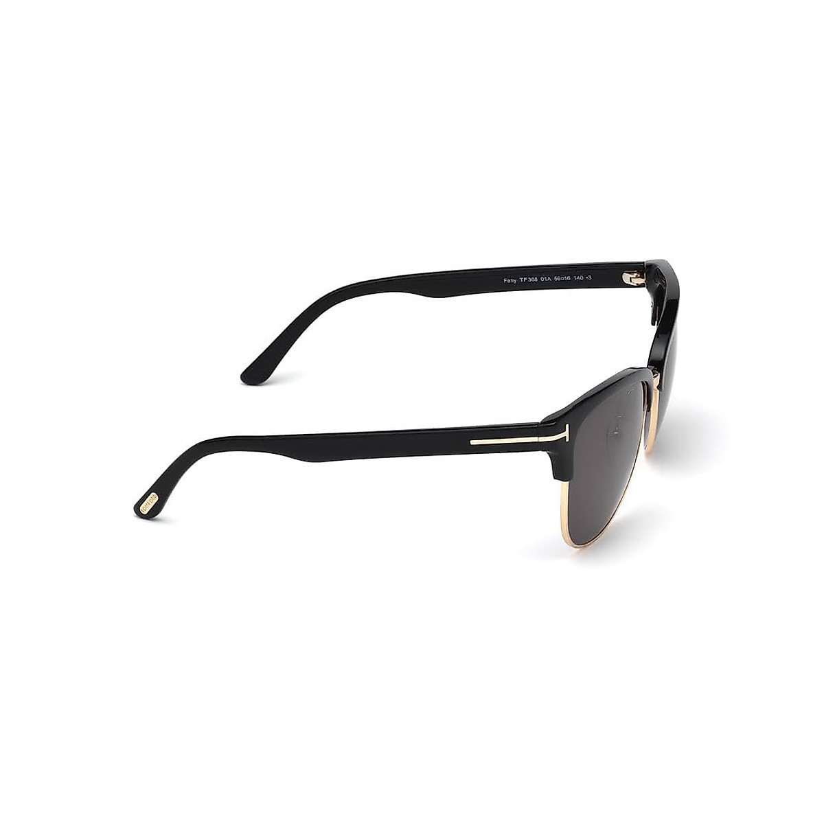 Tom Ford Fany Sunglasses in Shiny Black FT0368 01A 59