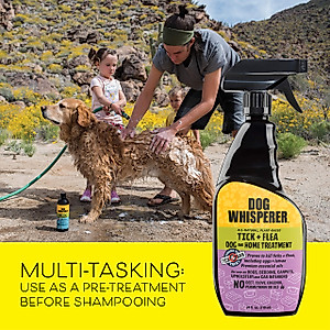 Yaya Organics Dog Whisperer Tick + Flea Home Treatment Spray, Proven Effective, Plant-Based (24 Ounces)