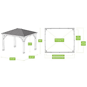 Yardistry 10' x 12' Meridian Gazebo